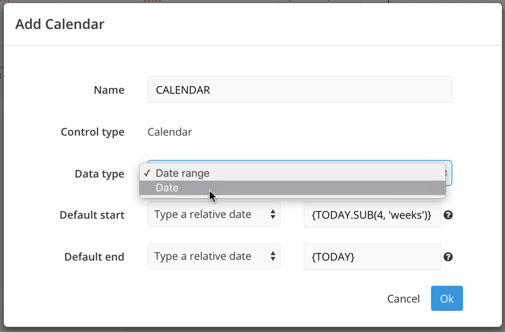 Dashboard Variables | Chartio Documentation